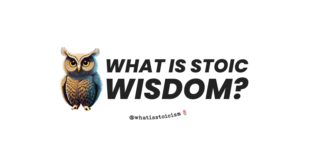 What Is Stoic Wisdom? - What Is Stoicism?